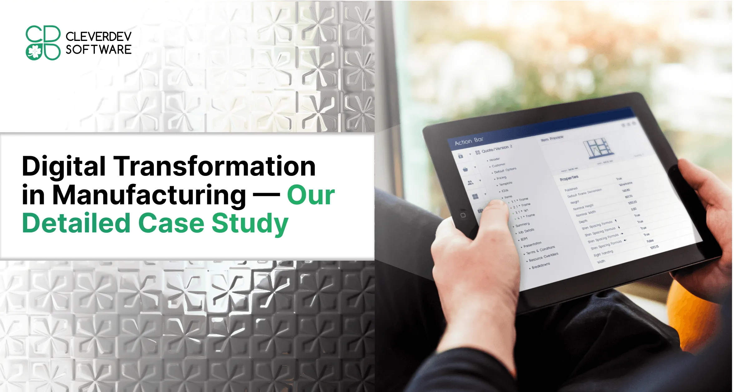 Digital Transformation Manufacturing Case Study | CleverDev Software